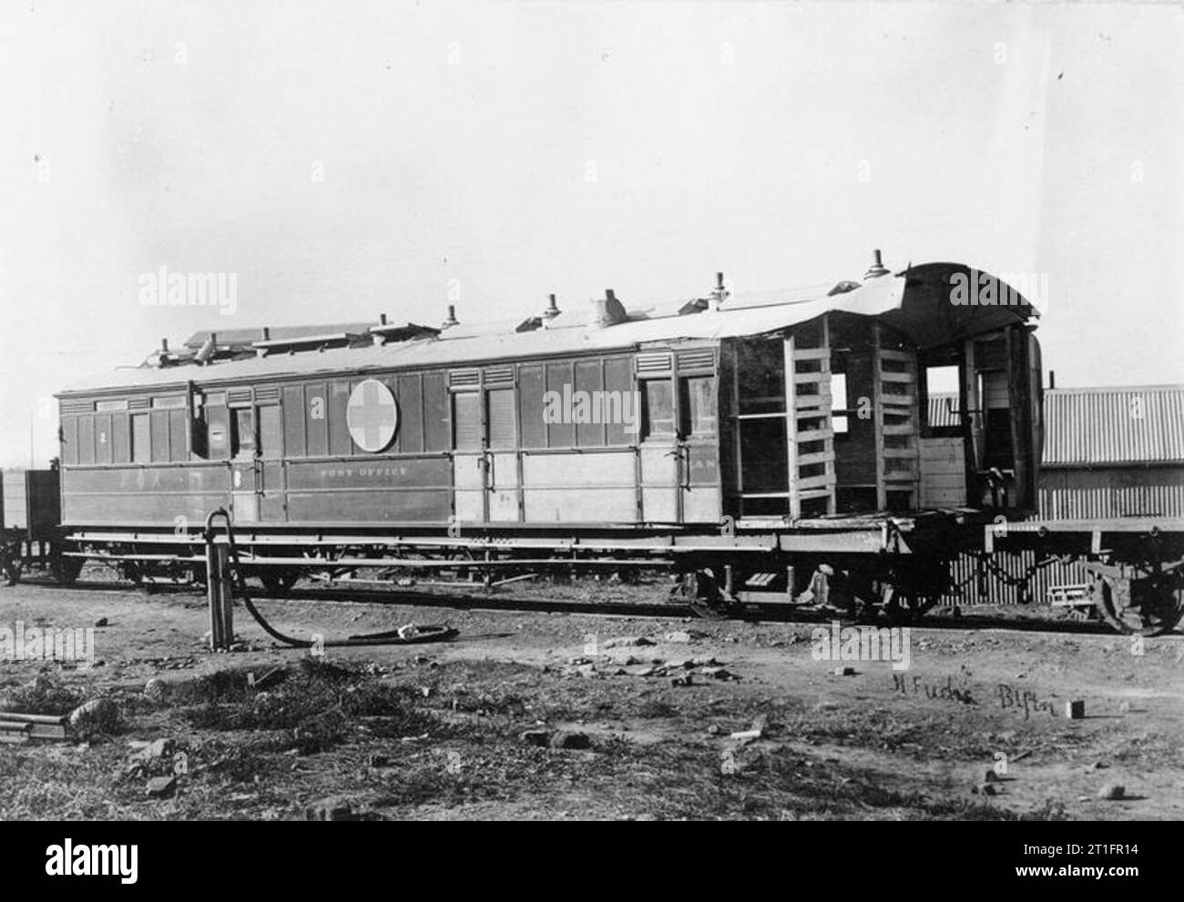 The Second Boer War, 1899-1902 The Red Cross hospital train wrecked ...