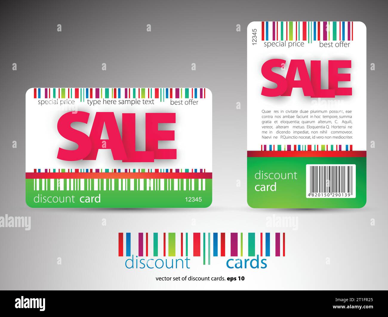 Sale card template design for your business. Vector illustration Stock ...
