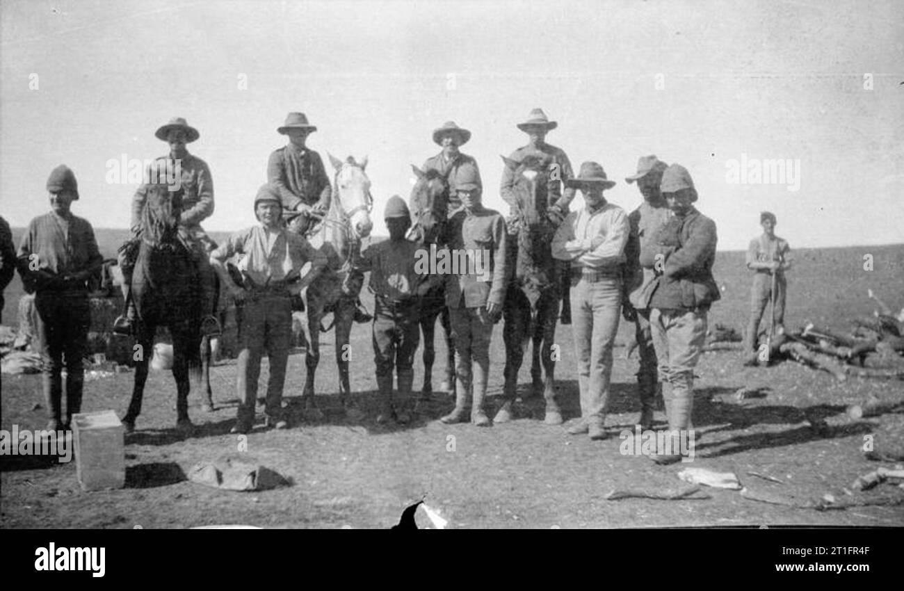 The Second Boer War, 1899-1902 A mixed group of soldiers possibly ...