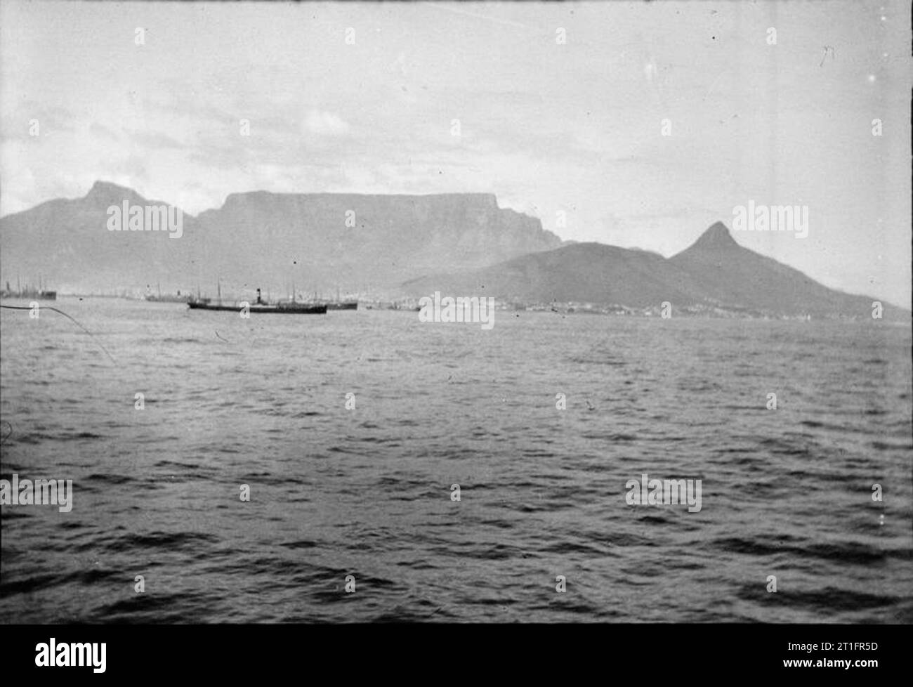 The Second Boer War, 1899-1902 Table Mountain shown from across Table ...