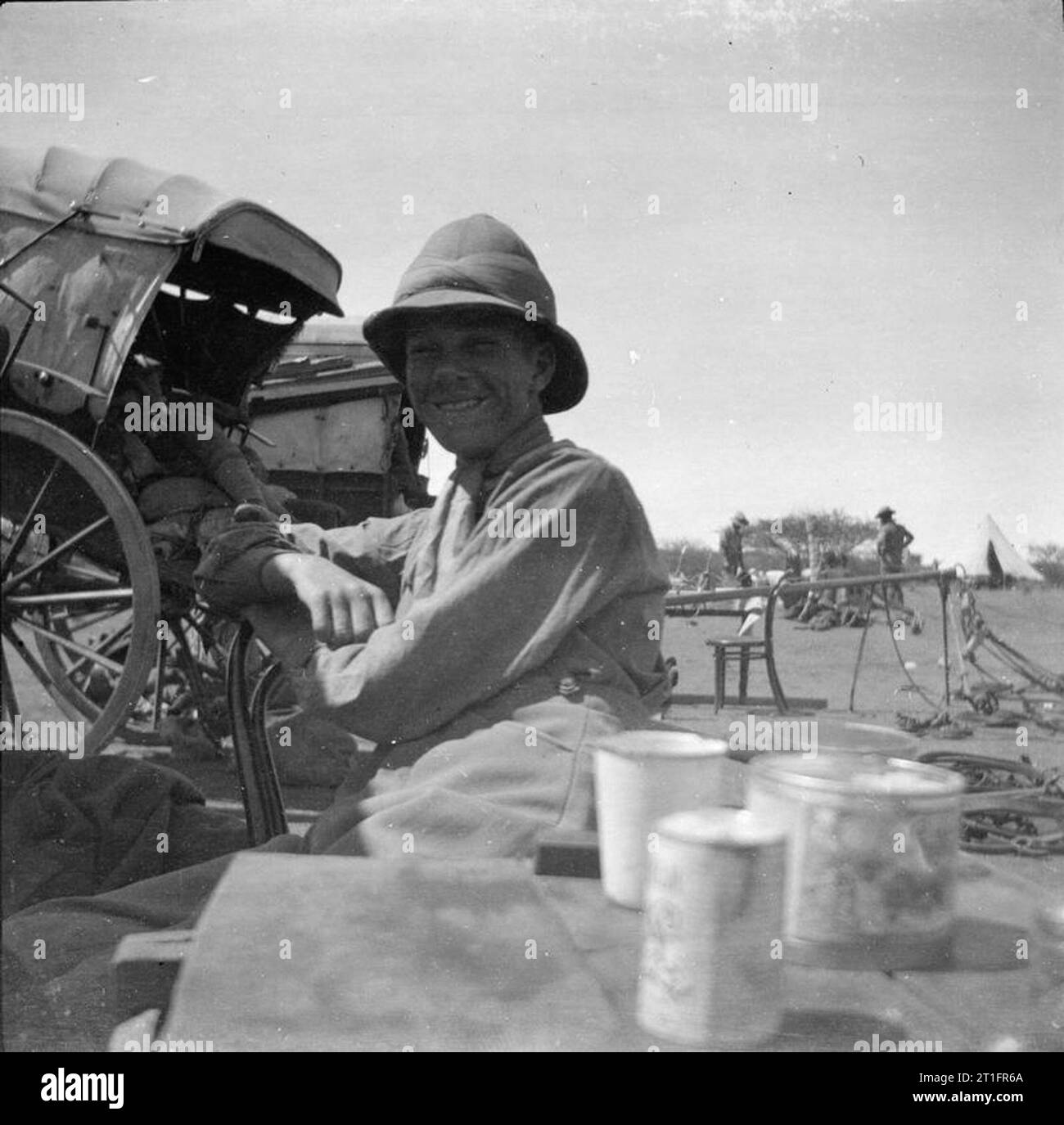 The Second Boer War, 1899-1902 Smiling soldier of one of the British ...