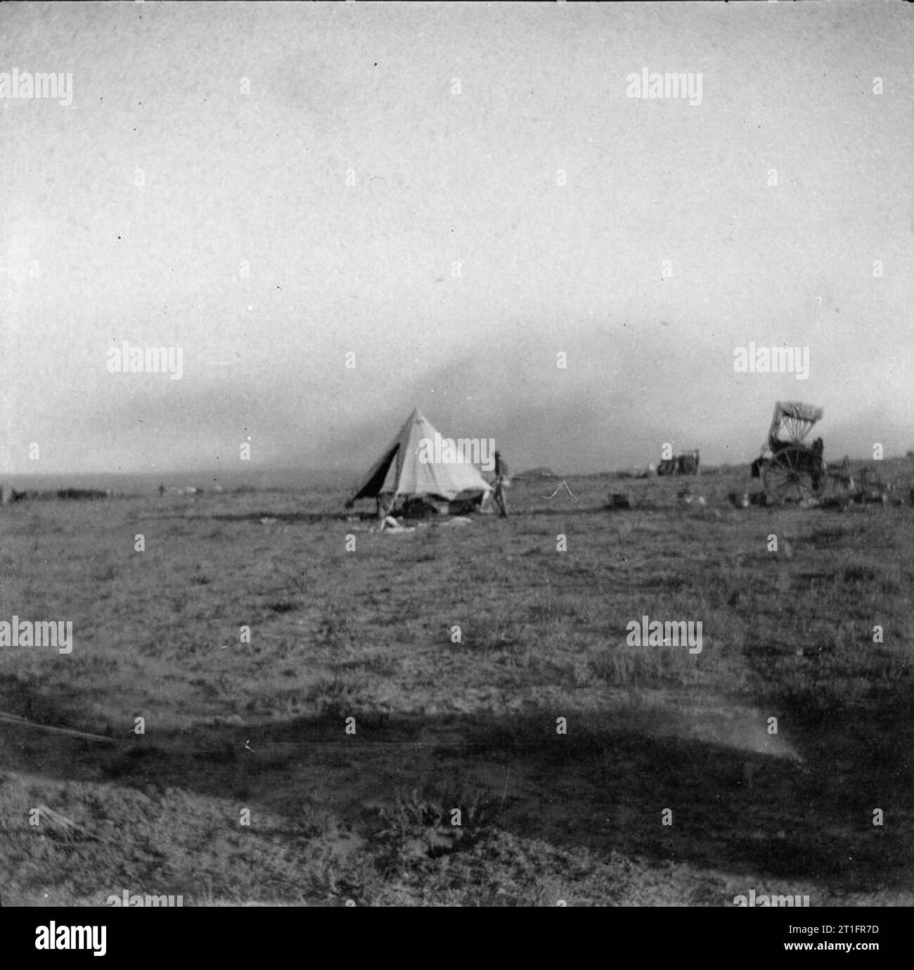 The Second Boer War, 1899-1902 British Army camp somewhere in South ...
