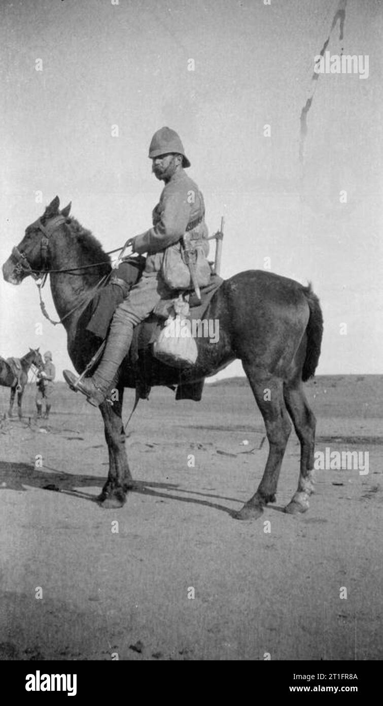 The Second Boer War, 1899-1902 Soldier of the mounted infantry on his ...