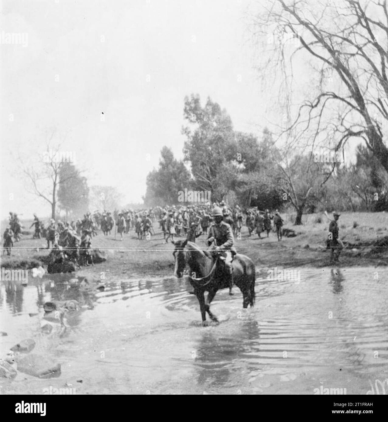 The Second Boer War, 1899-1902 The British Army column, both infantry ...