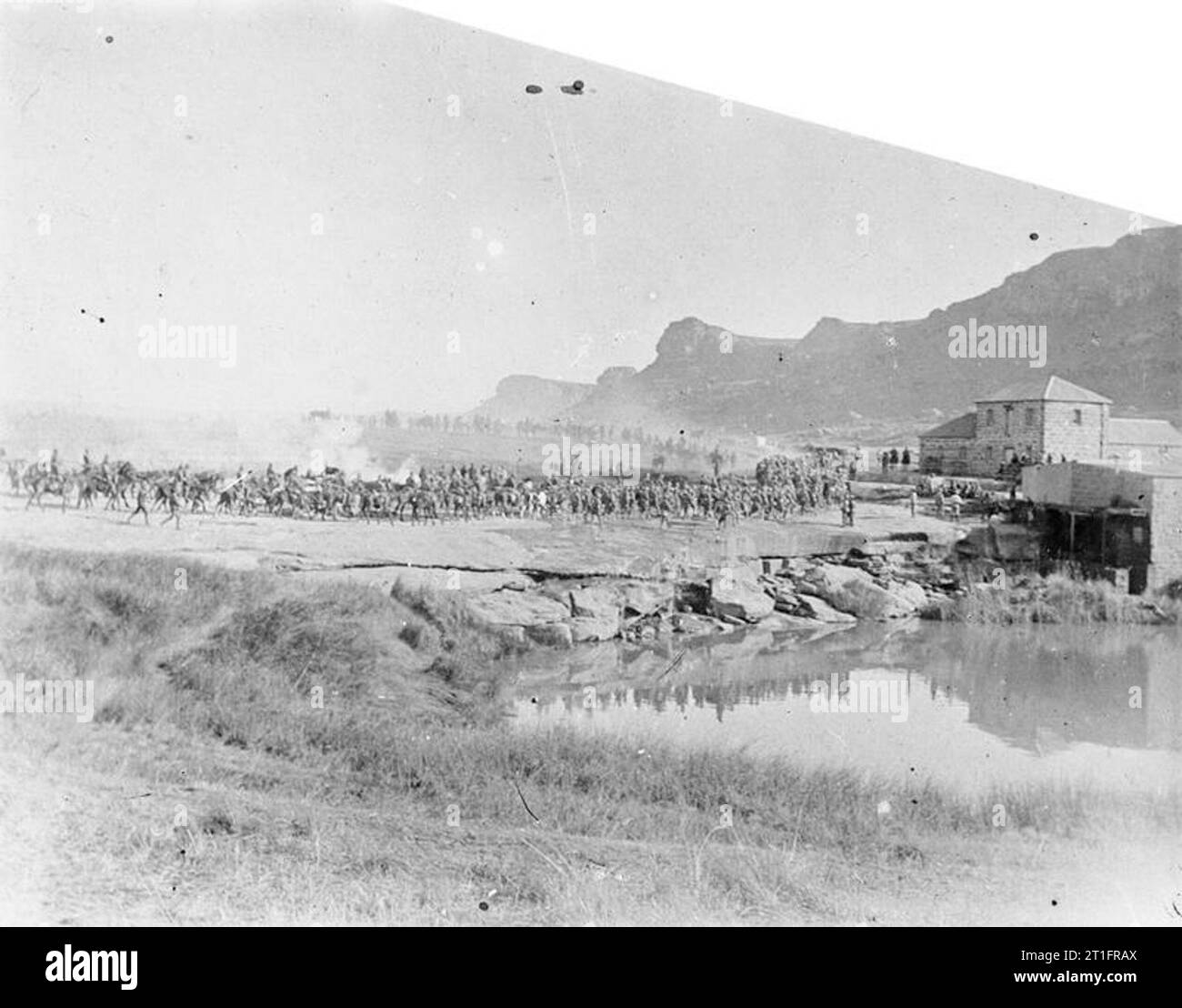The Second Boer War, 1899-1902 Long column of the British Army troops ...