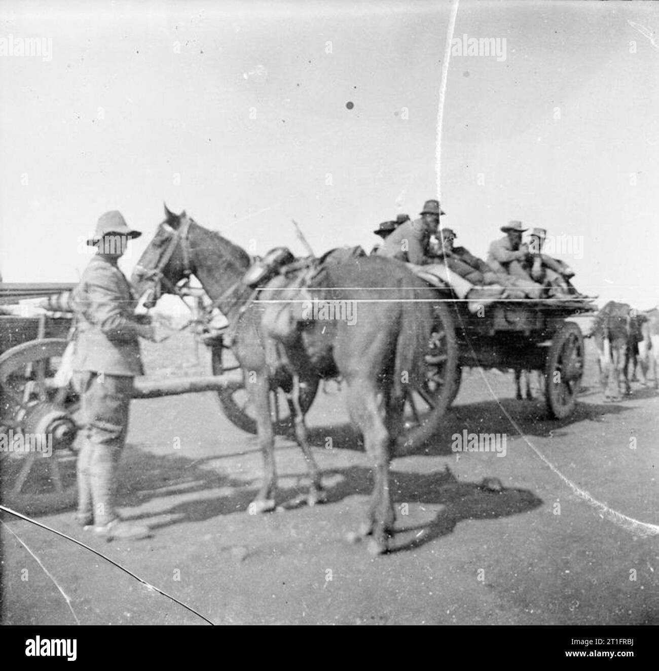 The Second Boer War, 1899-1902 Boer prisoners awaiting to be ...