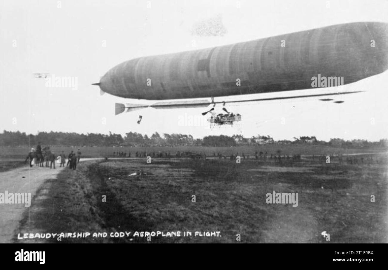 Aviation in Britain Before the First World War The Leabaudy airship in ...