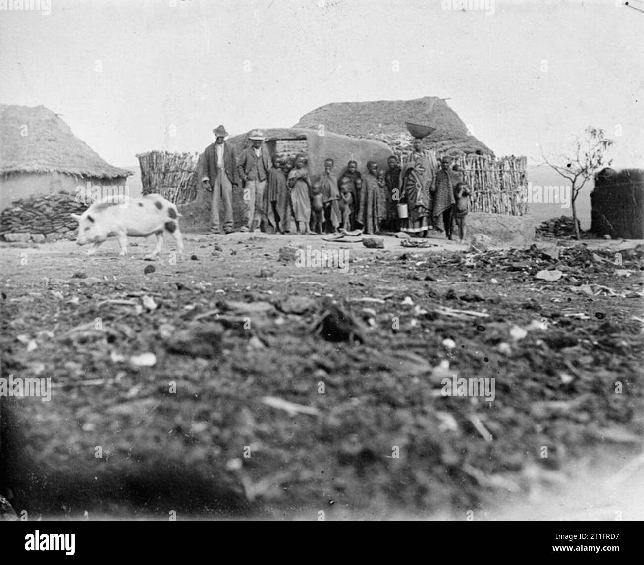 The Second Boer War, 1899-1902 Family of African natives in their ...