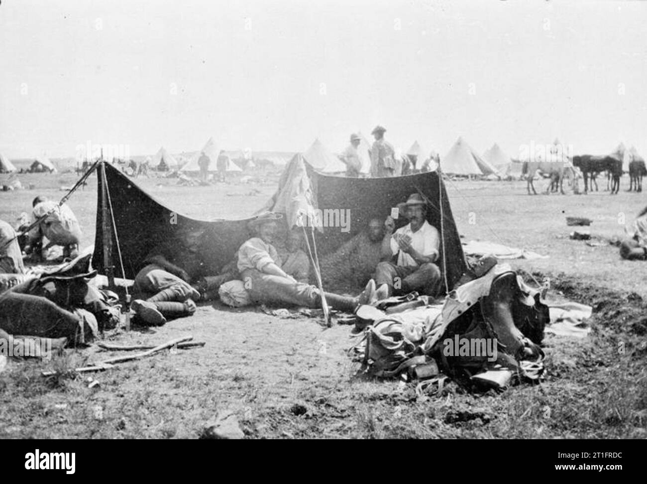 The Second Boer War, 1899-1902 Irregular volunteers, attached to one of ...