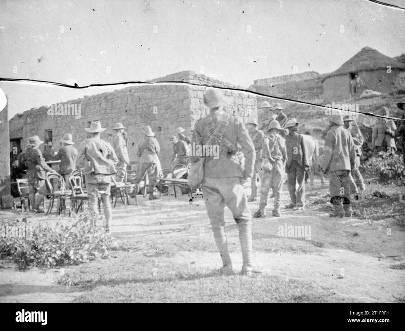 The Second Boer War, 1899-1902 Troops of one of the British regiments ...