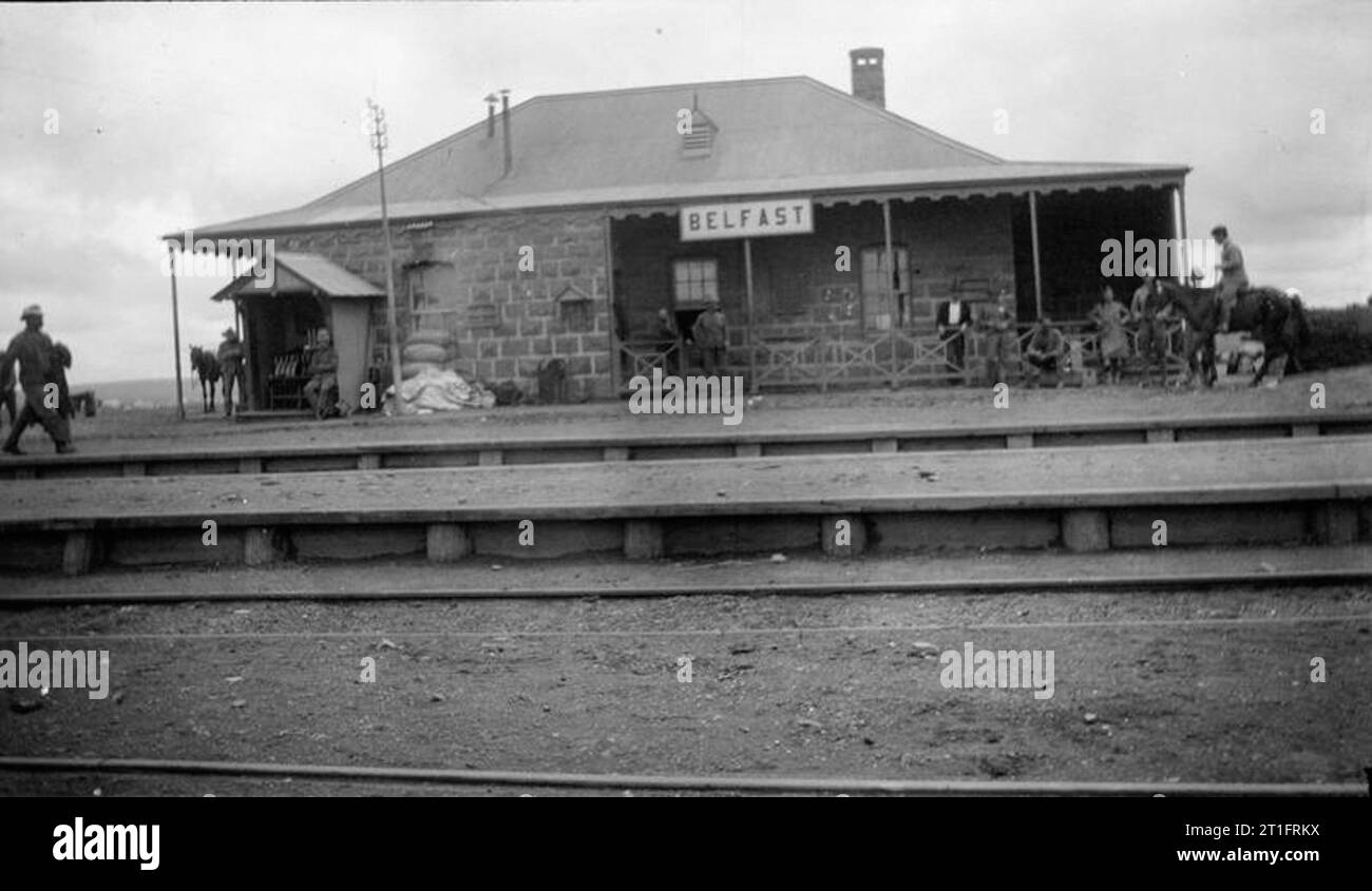The Second Boer War, 1899-1902 Belfast railway station, Transvaal ...