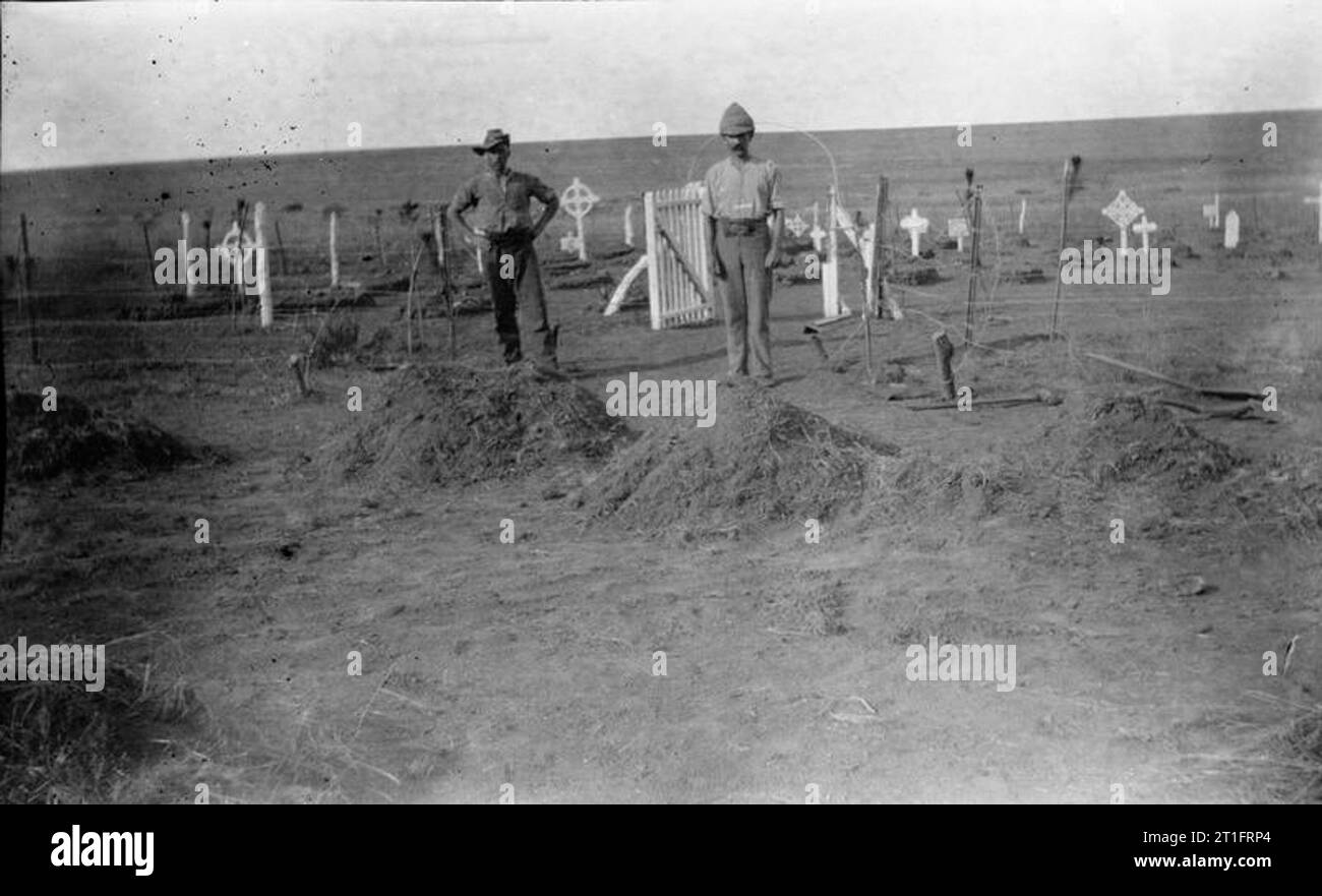 The Second Boer War, 1899-1902 British troops at the Waterval Cemetery ...