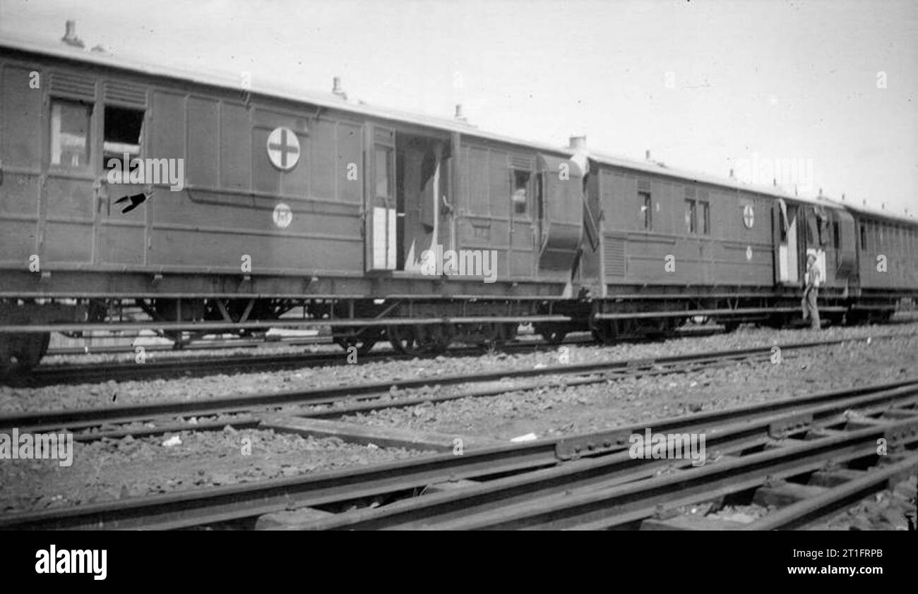 The Second Boer War, 1899-1902 The RAMC hospital train in one the ...
