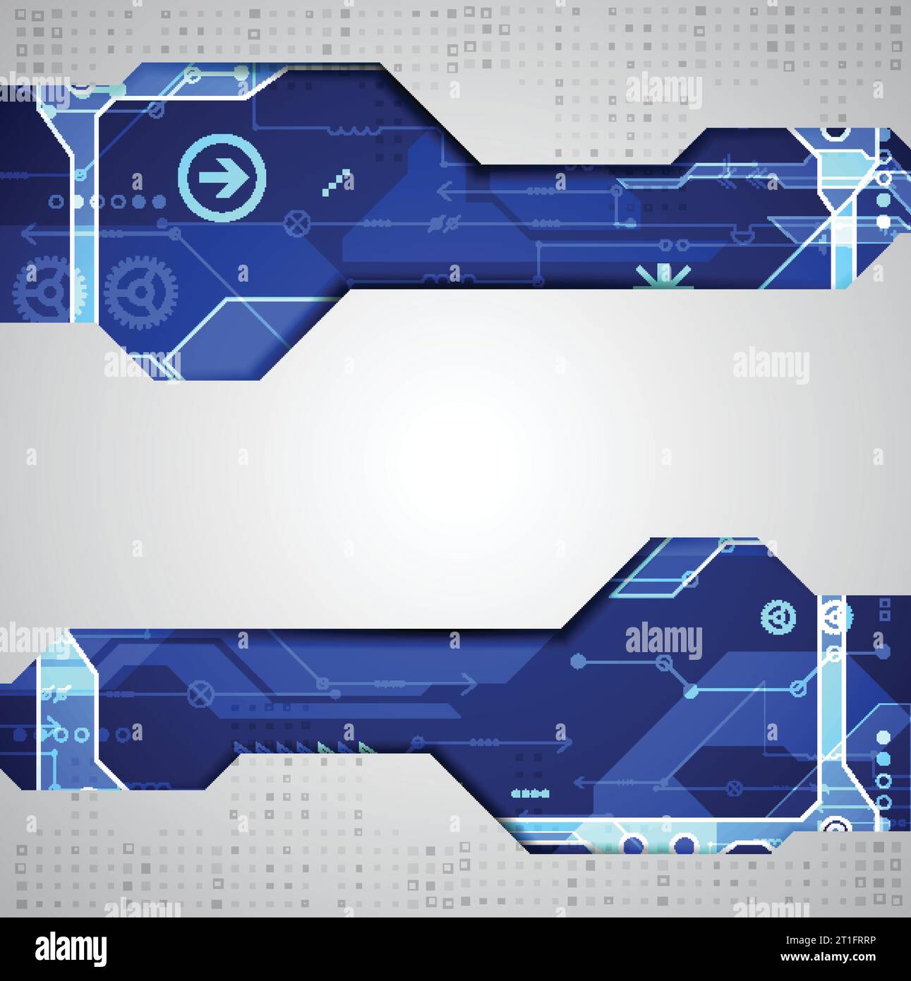 Abstract digital communication technology background. Vector ...