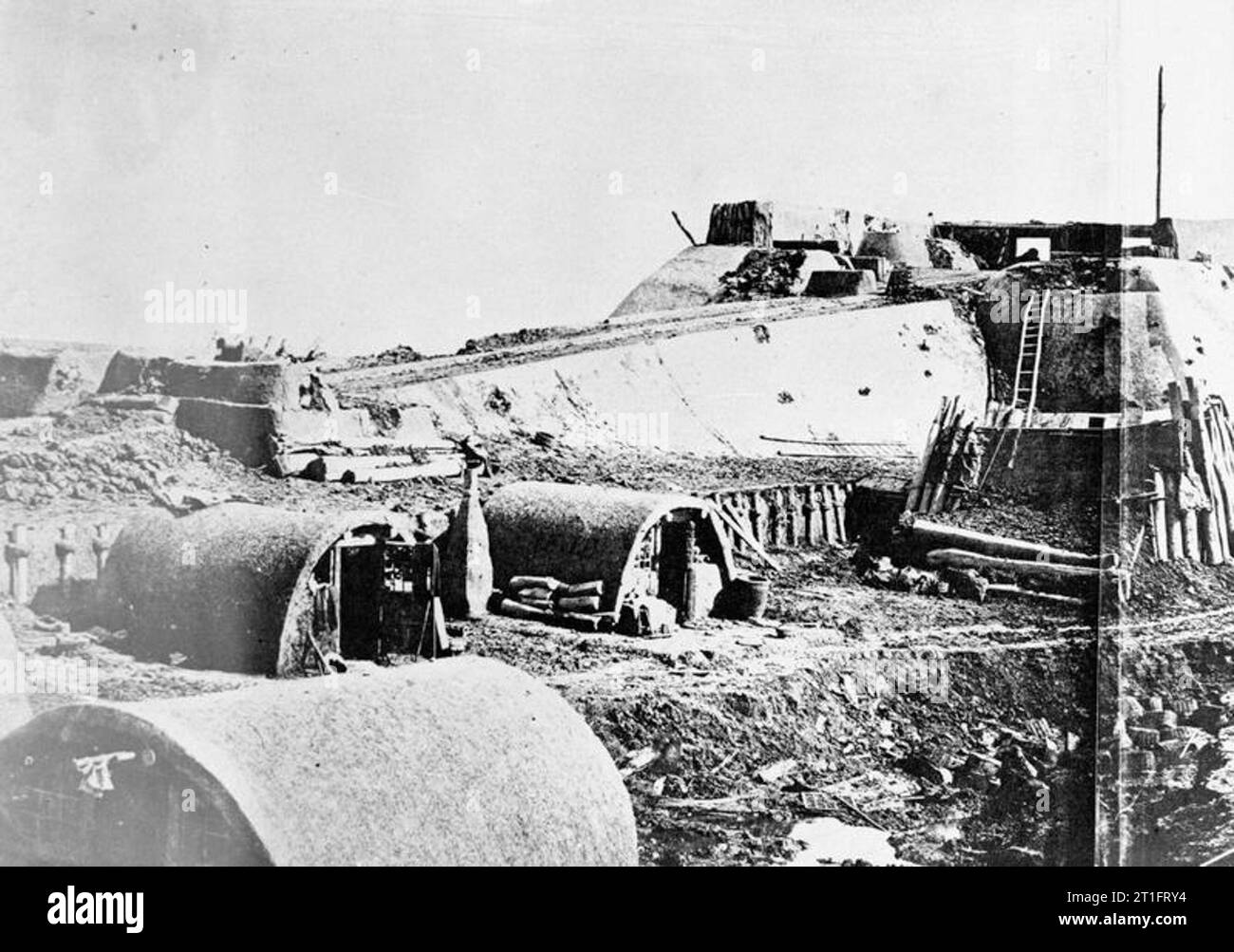 The Second Opium War, 1856-1860 North Taku Forts Stock Photo - Alamy