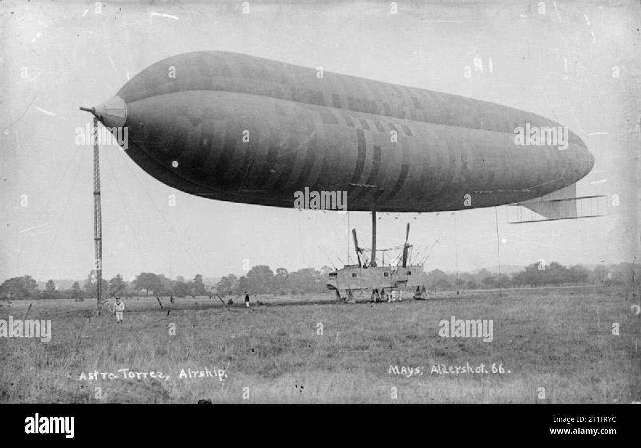 Aviation in Britain Before the First World War The Astra Torres airship ...