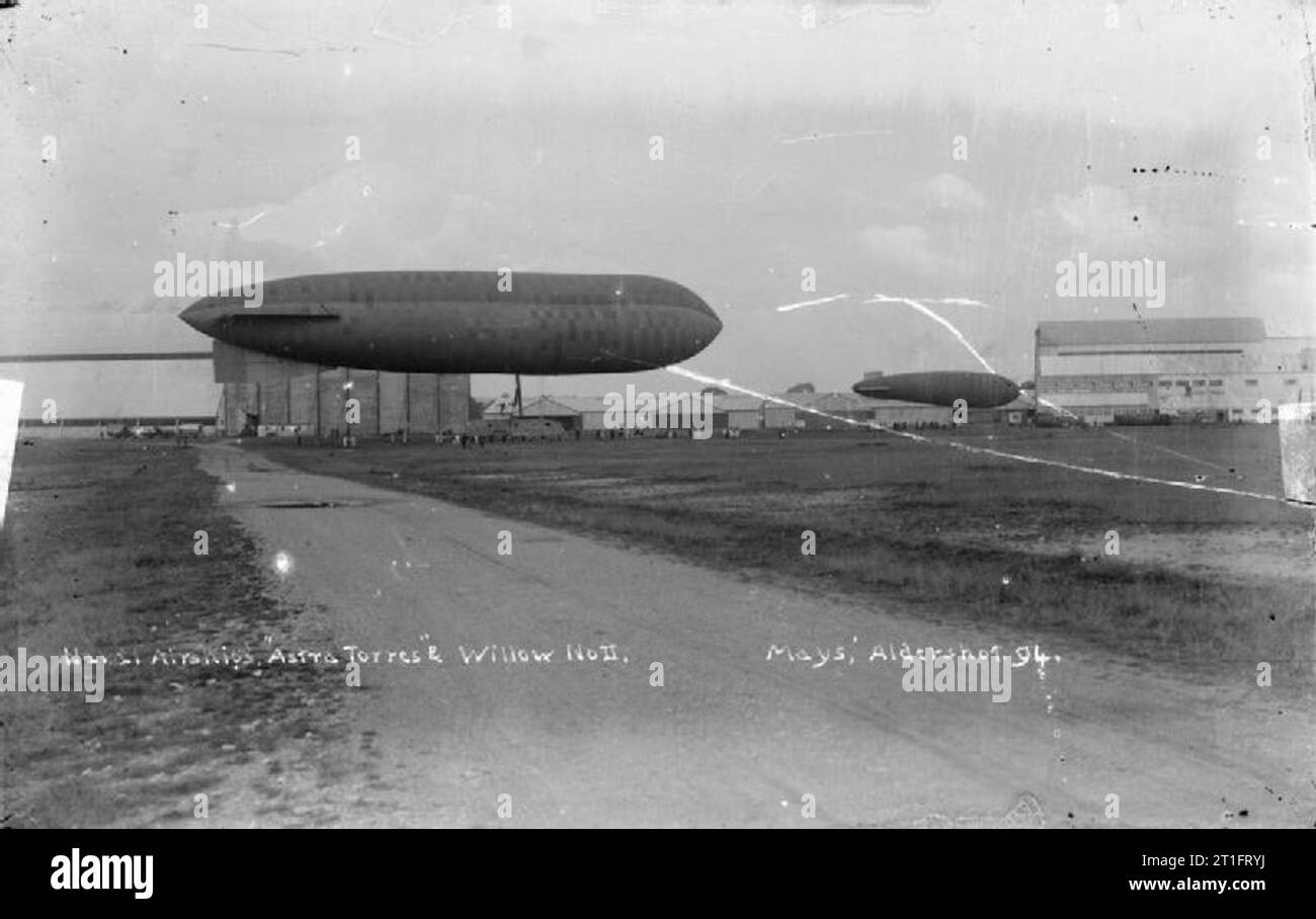 Aviation in Britain Before the First World War The naval airships Astra ...