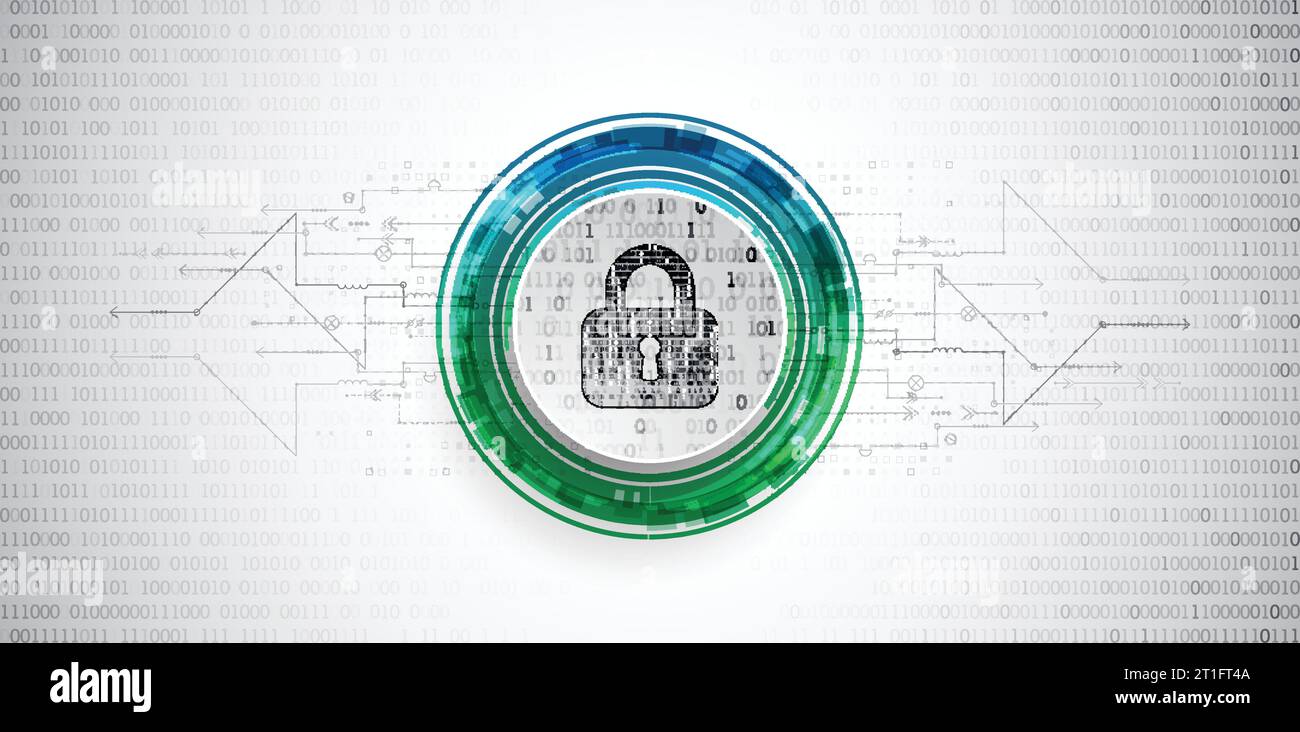 Abstract circle technology concept. Circuit board, high computer color ...