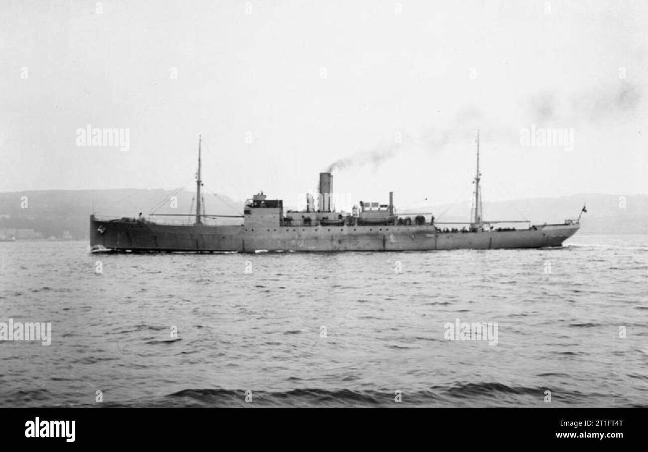 . Photograph of British Anchusa class minesweeping sloop HMS Coreopsis ...