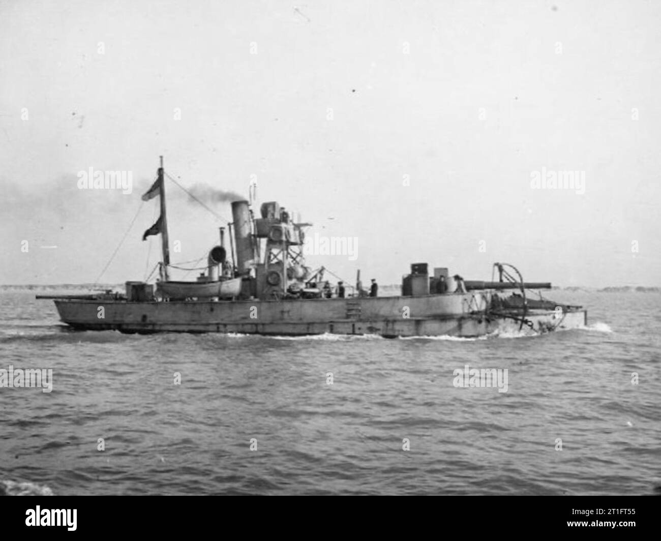 Photograph of British Ant class iron-hulled gunboat HMS Bustard Stock ...