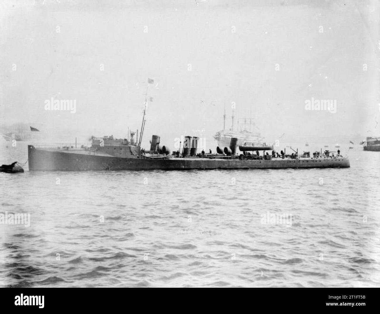 . Photograph of British Palmer class destroyer HMS Bonetta ...