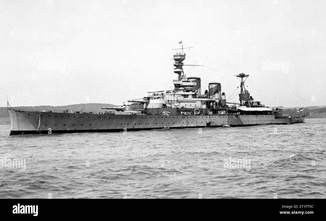 BRITISH SHIPS OF THE FIRST WORLD WAR HMS REPULSE in the Firth of Forth ...