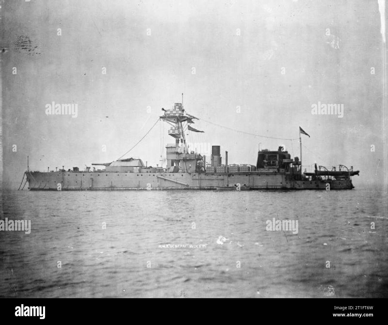 Royal Navy monitor HMS General Wolfe Stock Photo - Alamy