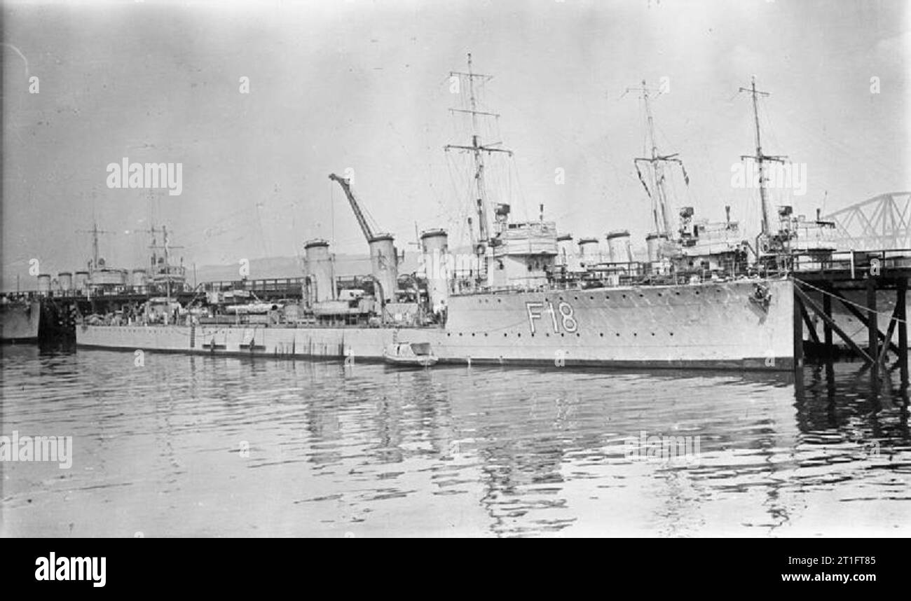 . Photograph of British Admiralty M class destroyer HMS Paladin Stock ...