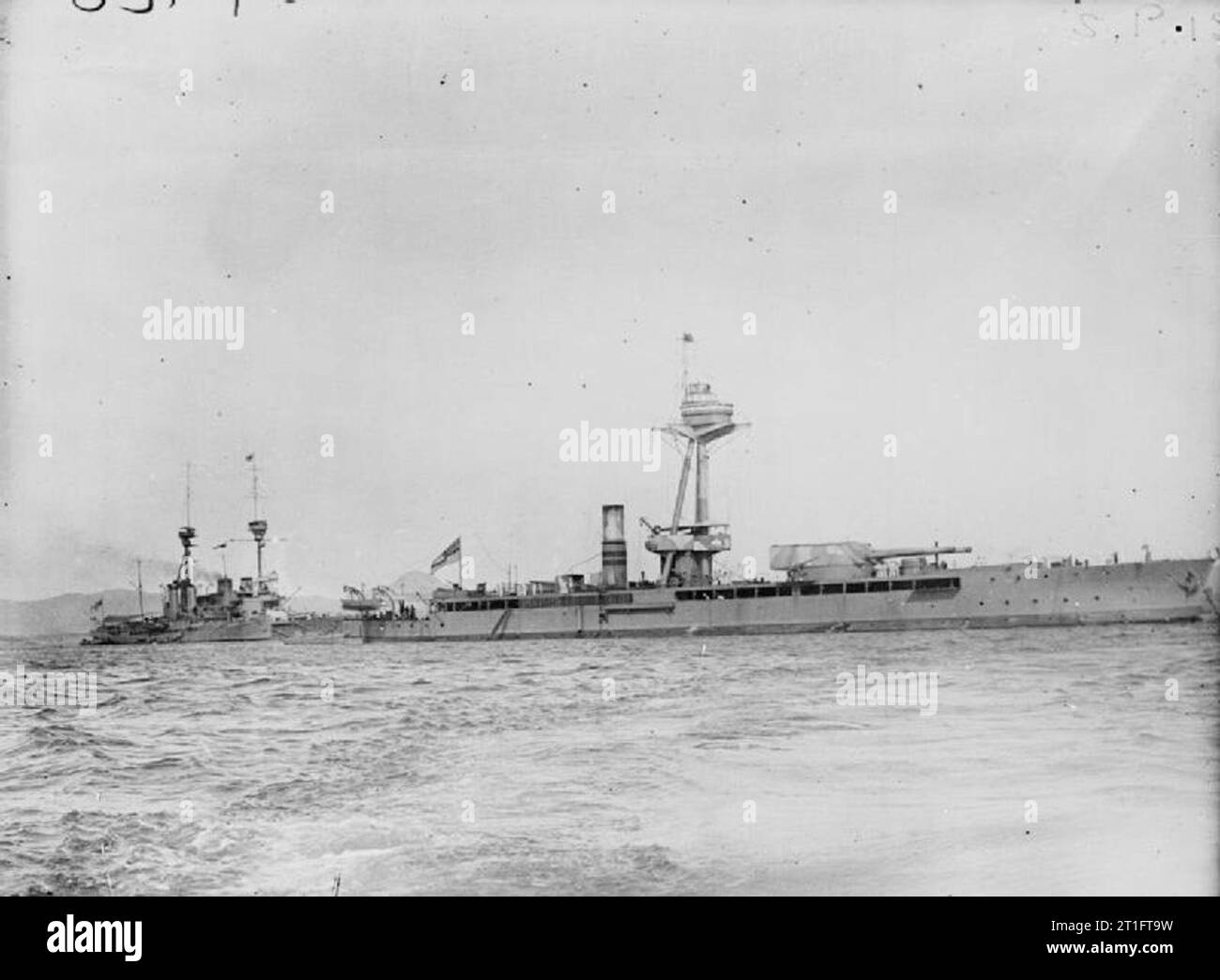 HMS Raglan, foreground, and HMS Lord Nelson, background Stock Photo - Alamy