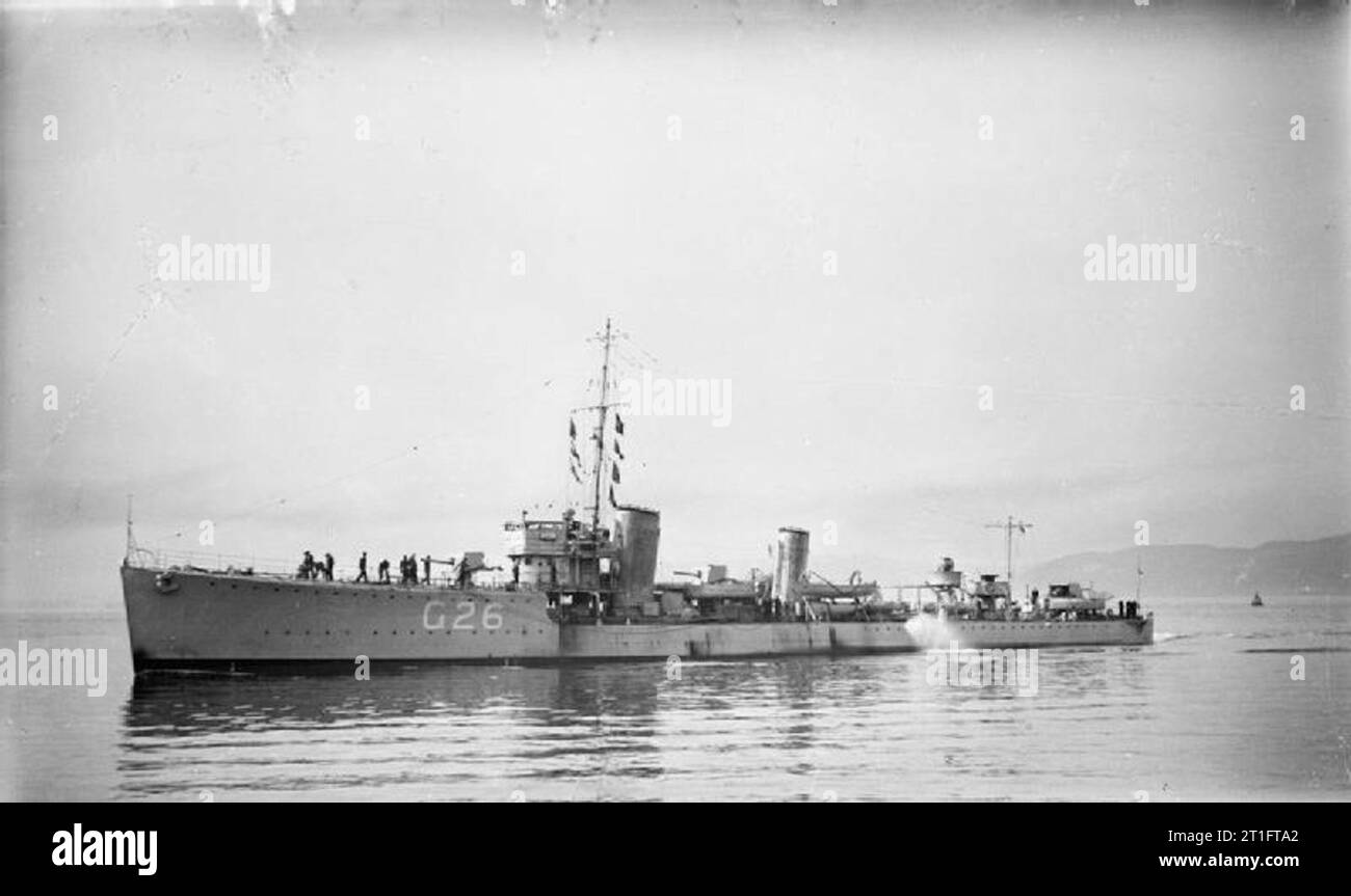 . Photograph of British S class destroyer HMS Sepoy Stock Photo - Alamy
