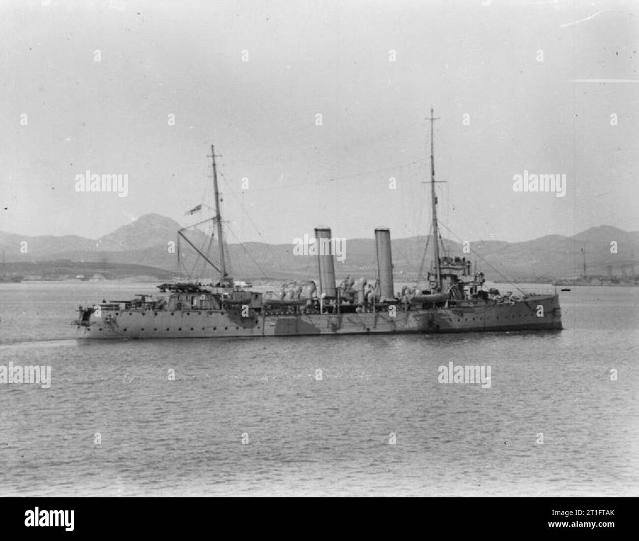 . Photograph of British Apollo class minelaying cruiser HMS Latona at ...