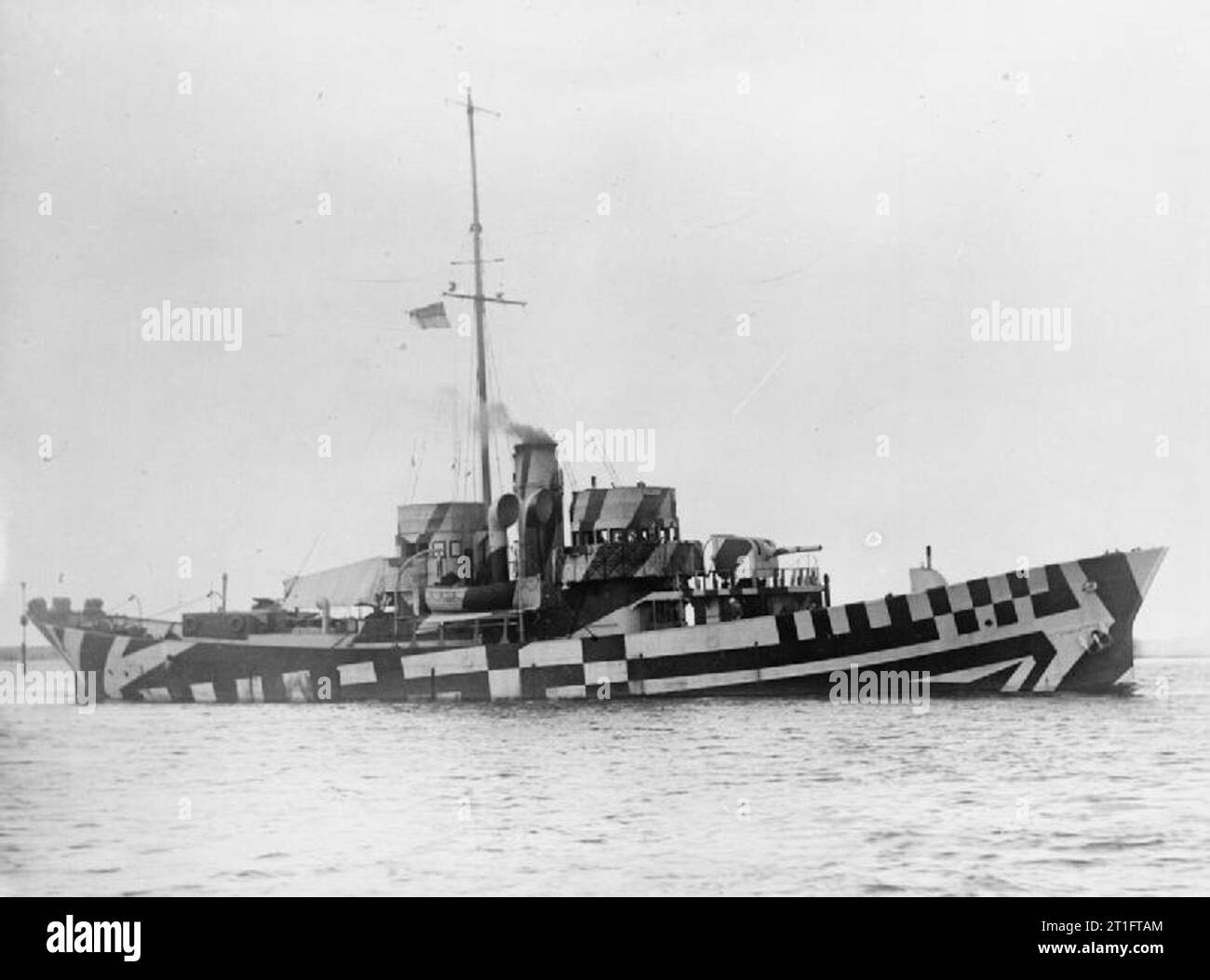 . Photograph of British Kil class patrol gunboat HMS Killour painted in ...