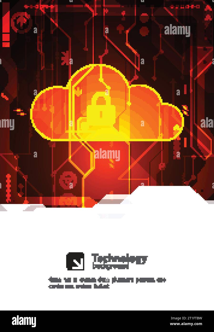 Cloud technology background hi-res stock photography and images - Alamy