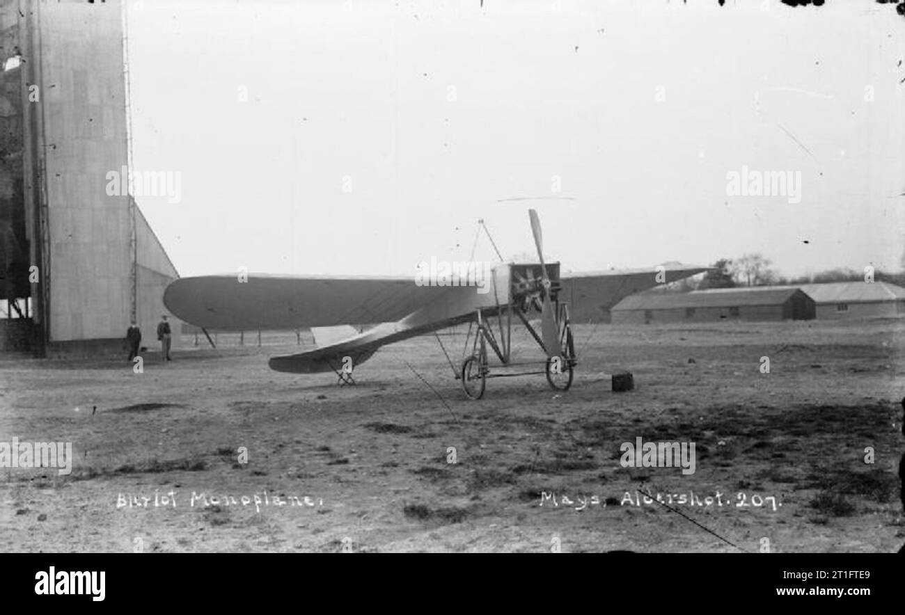 Aviation in Britain Before the First World War Bleriot monoplane on the ...