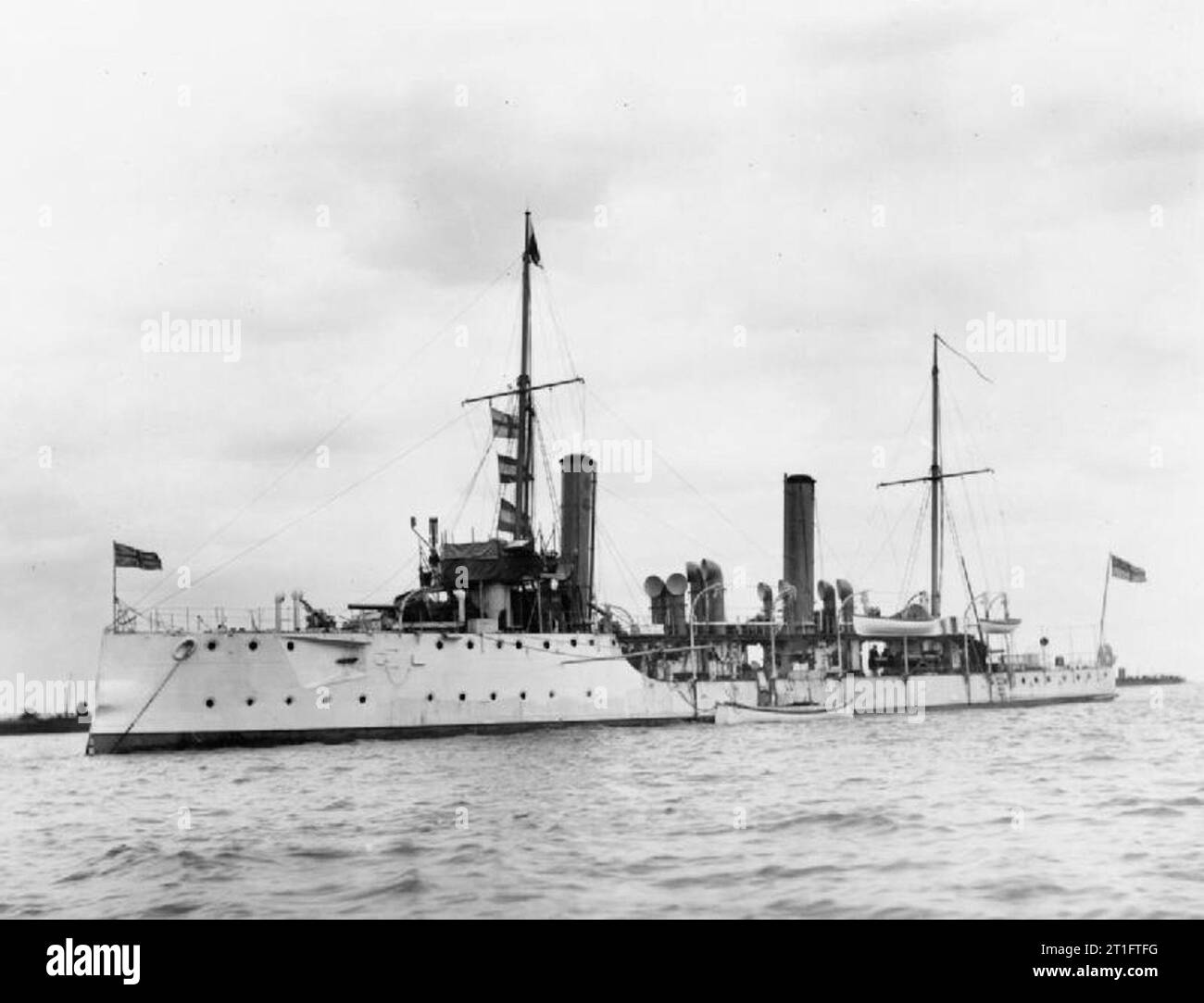 Photograph of British Alarm class torpedo gunboat HMS Antelope Stock ...