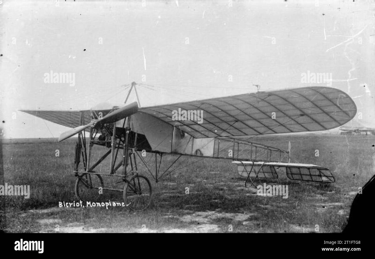 Aviation in Britain Before the First World War A Bleriot monoplane on ...