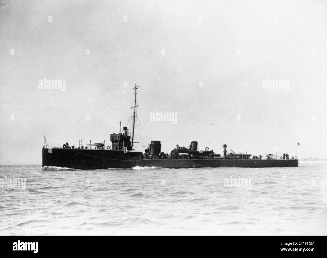 . Photograph of British Acheron class destroyer HMS Badger Stock Photo ...