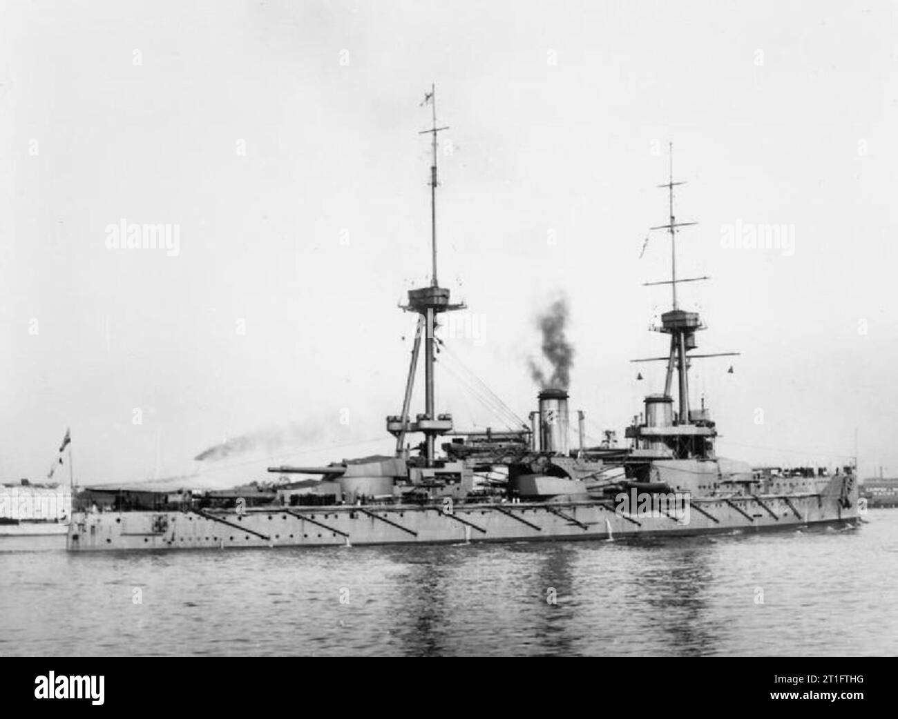 British Battleships of the First World War HMS NEPTUNE entering ...