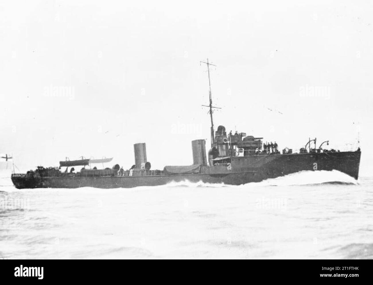 . Photograph of British River (E) class destroyer HMS Arun Stock Photo ...