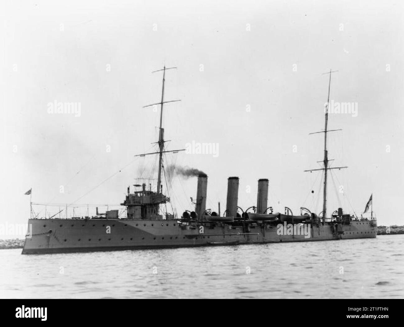 . Photograph of British Topaze class cruiser HMS Diamond Stock Photo ...