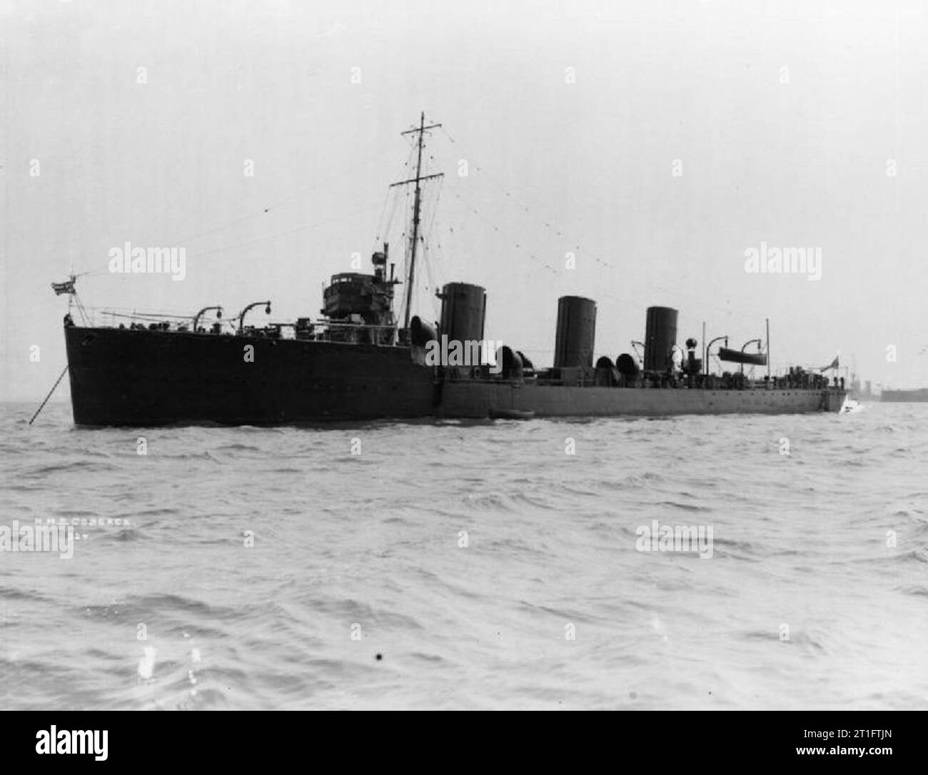 . Photograph of British destroyer HMS Cossack Stock Photo - Alamy