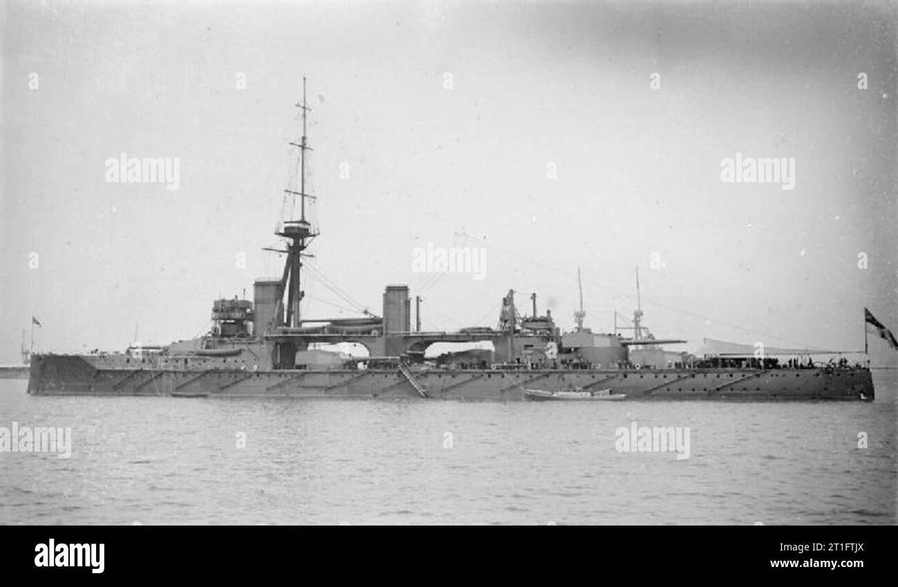 British Battleships of the First World War HMS COLOSSUS as completed ...