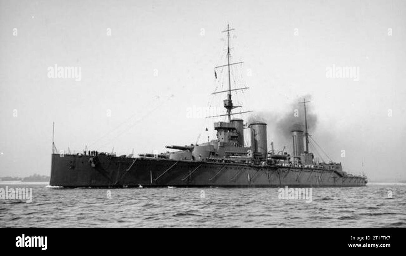 British Ships of the First World War HMS QUEEN MARY. In action at ...