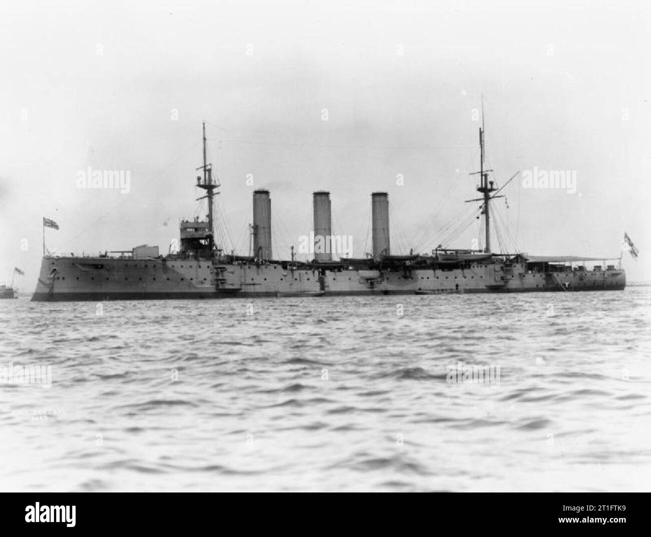 . British Monmouth class armoured cruiser HMS DONEGAL Stock Photo - Alamy