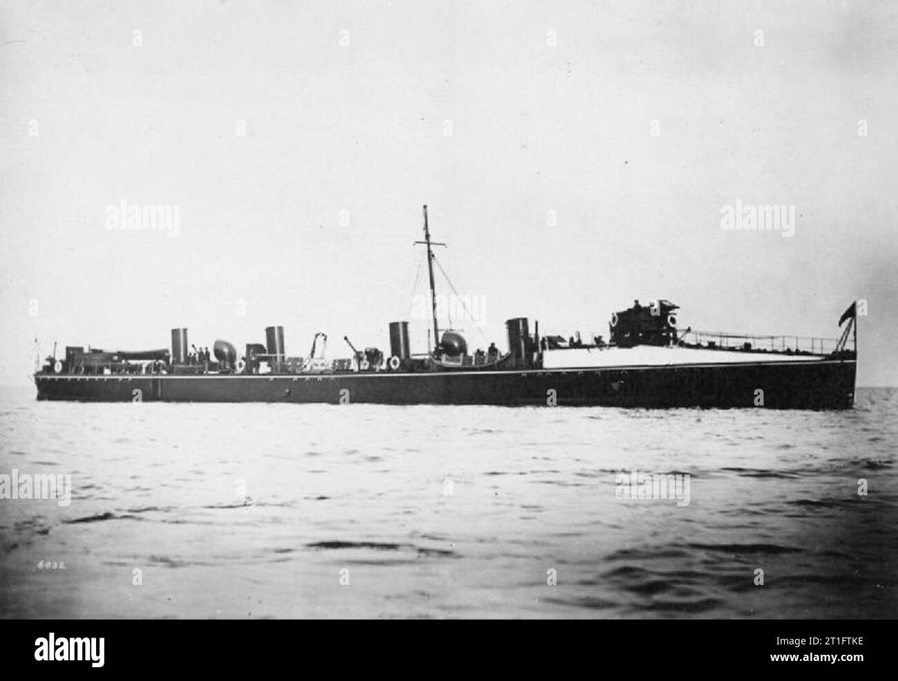 . Photograph of British destroyer HMS Banshee Stock Photo - Alamy