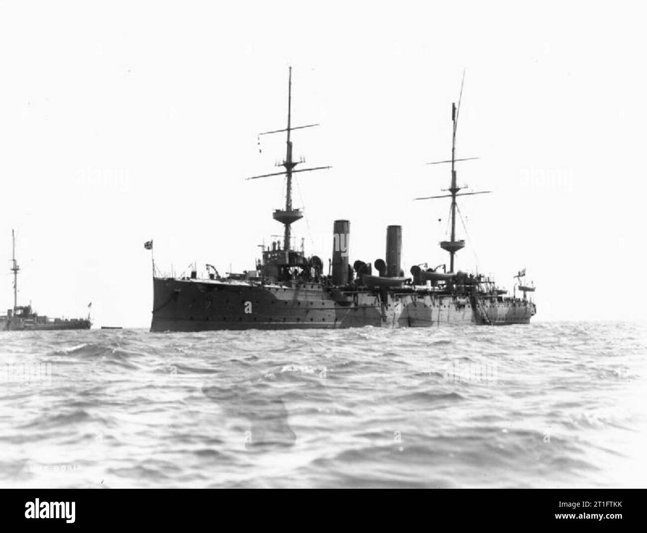 . Photograph of British Eclipse class protected cruiser HMS Doris Stock ...