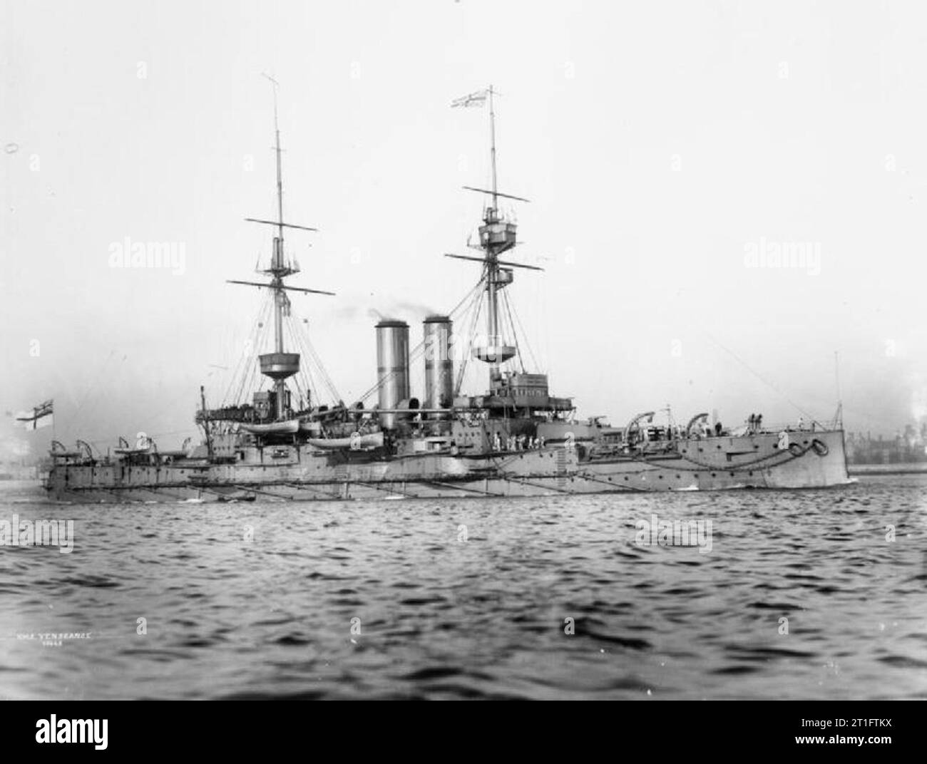British Ships of the First World War HMS VENGEANCE Stock Photo - Alamy