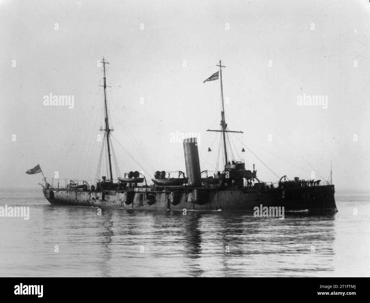 . Photograph of British Mersey class protected cruiser HMS Forth Stock ...