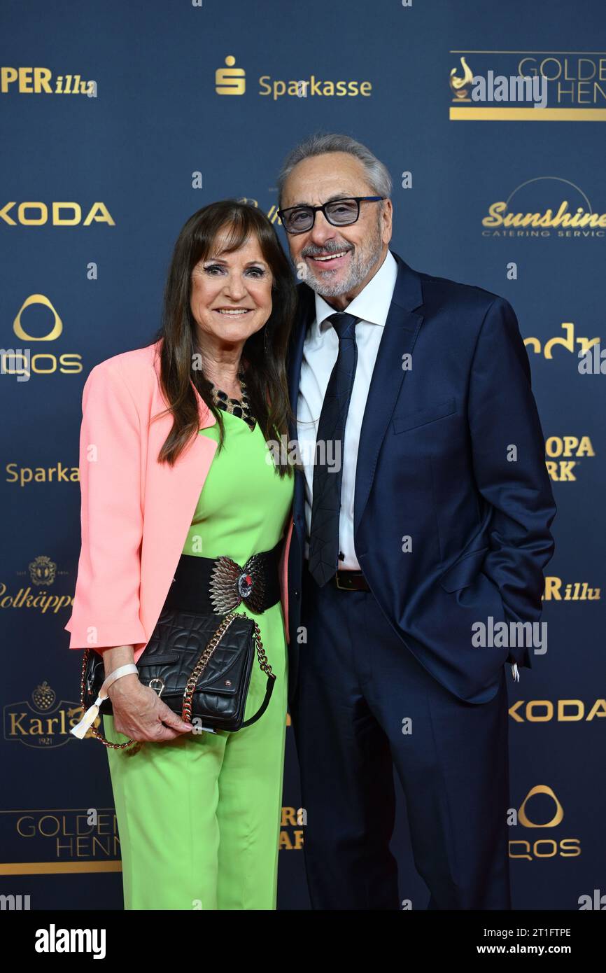 Leipzig, Germany. 13th Oct, 2023. Actor Wolfgang Stumpf and wife ...