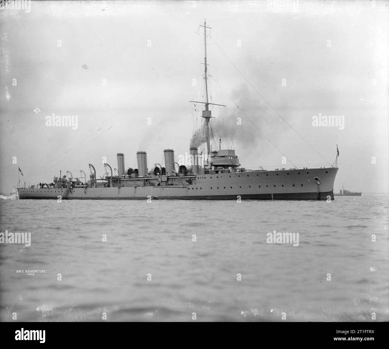 Photograph of British cruiser HMS Adventure Stock Photo - Alamy